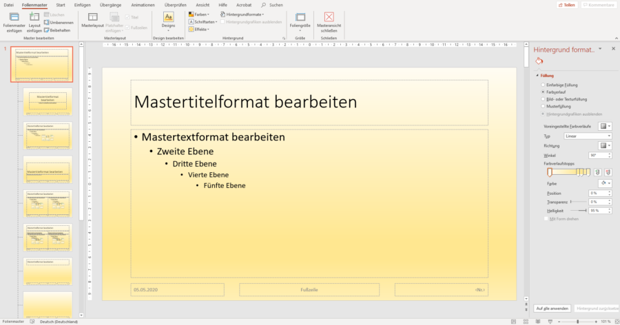 POWERPOINT FOLIENMASTER KENNELERNEN TEIL 2 | Inflow